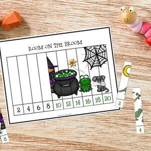 Room on the Broom Halloween Activity Pages Printable Bundle, Holiday ...
