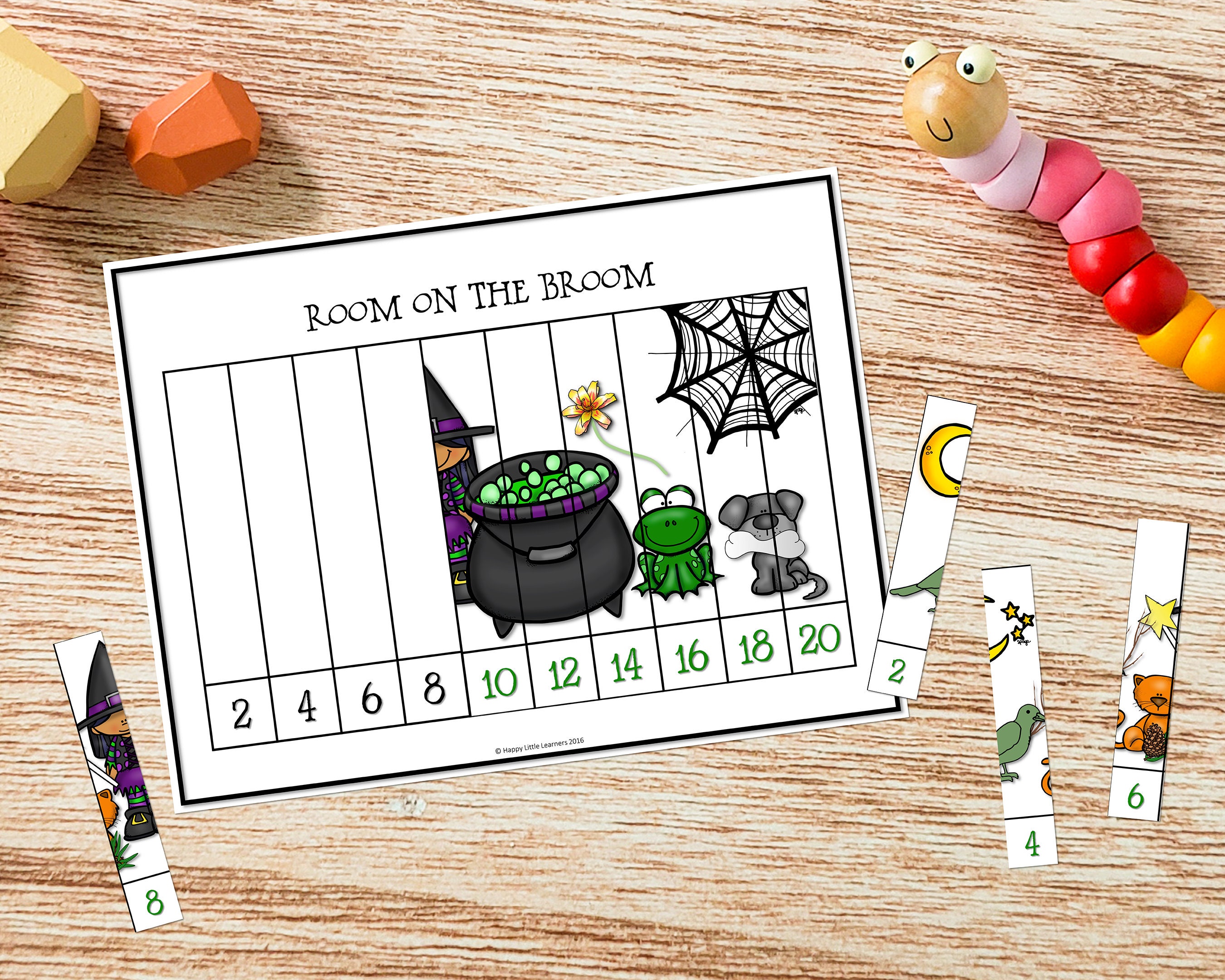 Room on the Broom Halloween Activity Pages Printable Bundle, Holiday ...