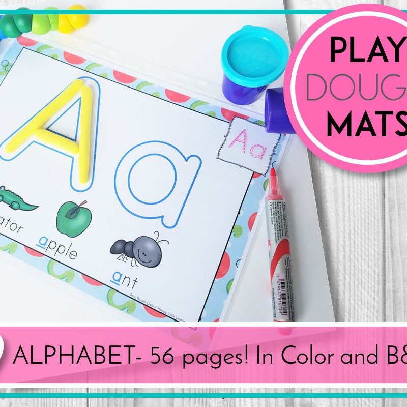Play Doh Alphabet - Etsy