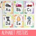 Alphabet Preschool Printable Posters, Learning the Alphabet Watercolor ...