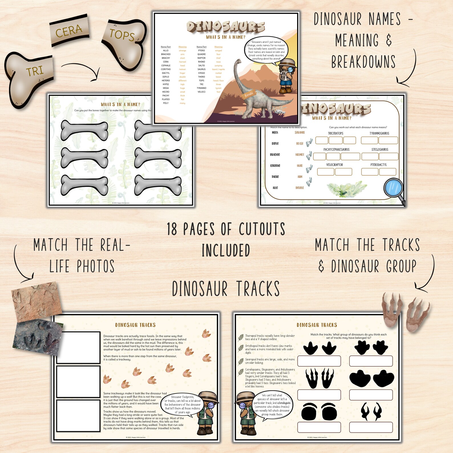 Dinosaur Busy Book Printable, Toddler Dino Quiet Book, Montessori ...