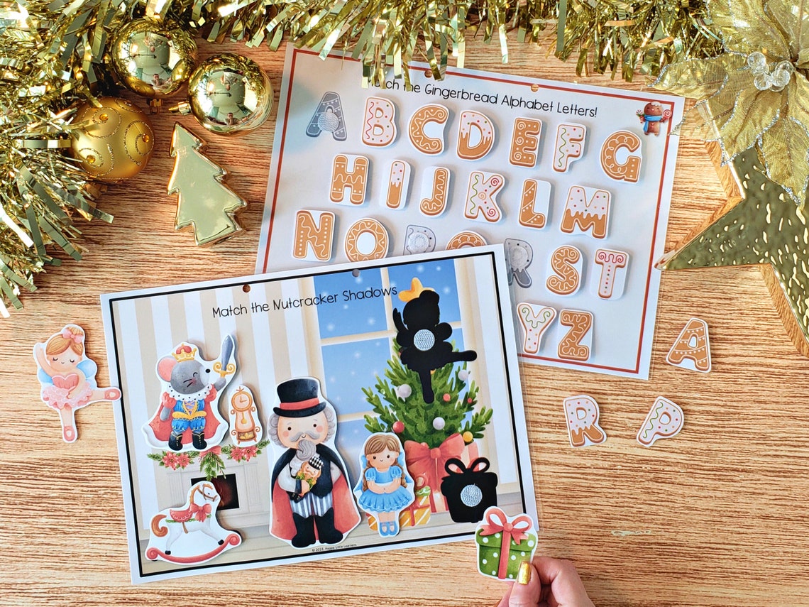 Christmas Busy Book Printable Homeschool Xmas Busy Book for - Etsy