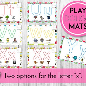 ABC Alphabet Play Doh Mats, ABC Printables, Preschool, Homeschool ...