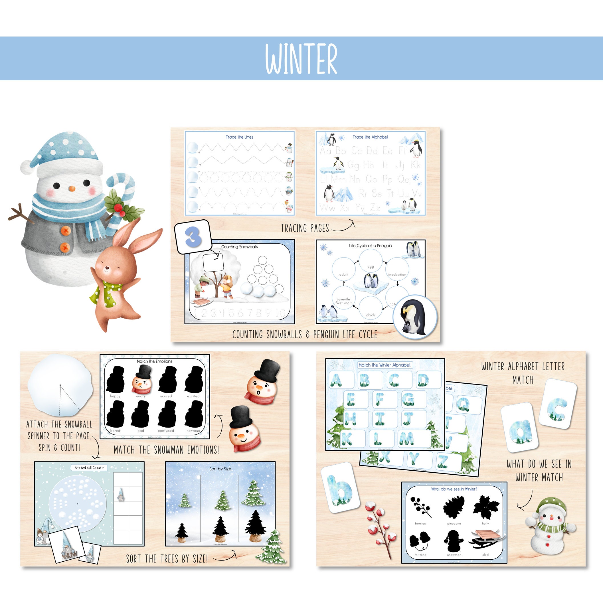 Seasons Busy Book Printables, Set of 4 Homeschool Toddler Busy Books ...