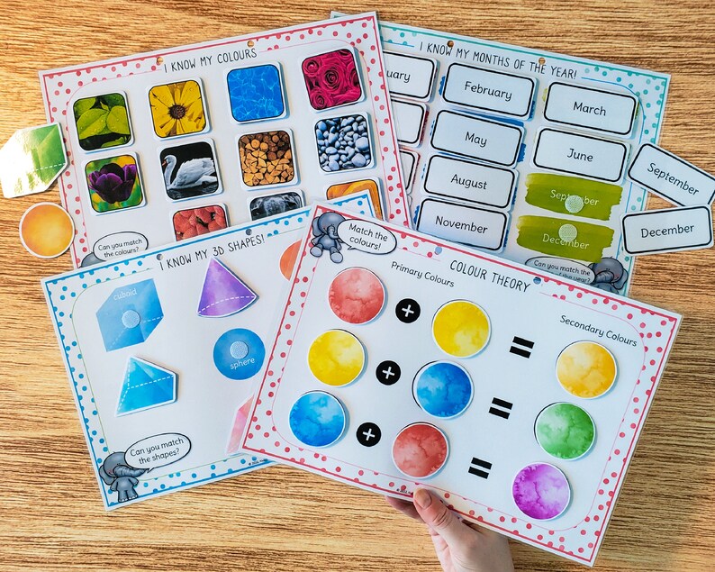 Toddler Printable Early Learning Binder Activities, Montessori ...