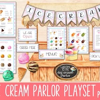 Ice Cream Shop Dramatic Play Printables: Summer Pretend Play (PDF) - Etsy