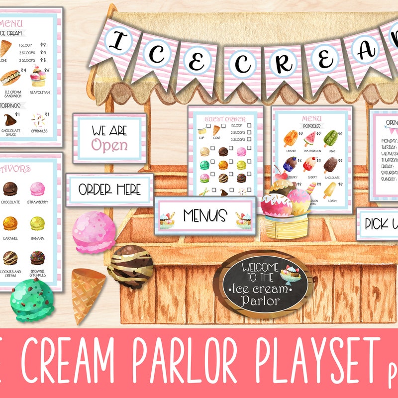 Pig N Ice, Ice Cream Shop - Etsy Australia