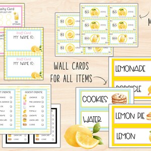 Lemonade Stand Dramatic Play Printable, Summer Pretend Play ...