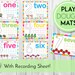 Numbers 1 - 20 Play Doh Mats, Printable Numbers Worksheets, Preschool ...