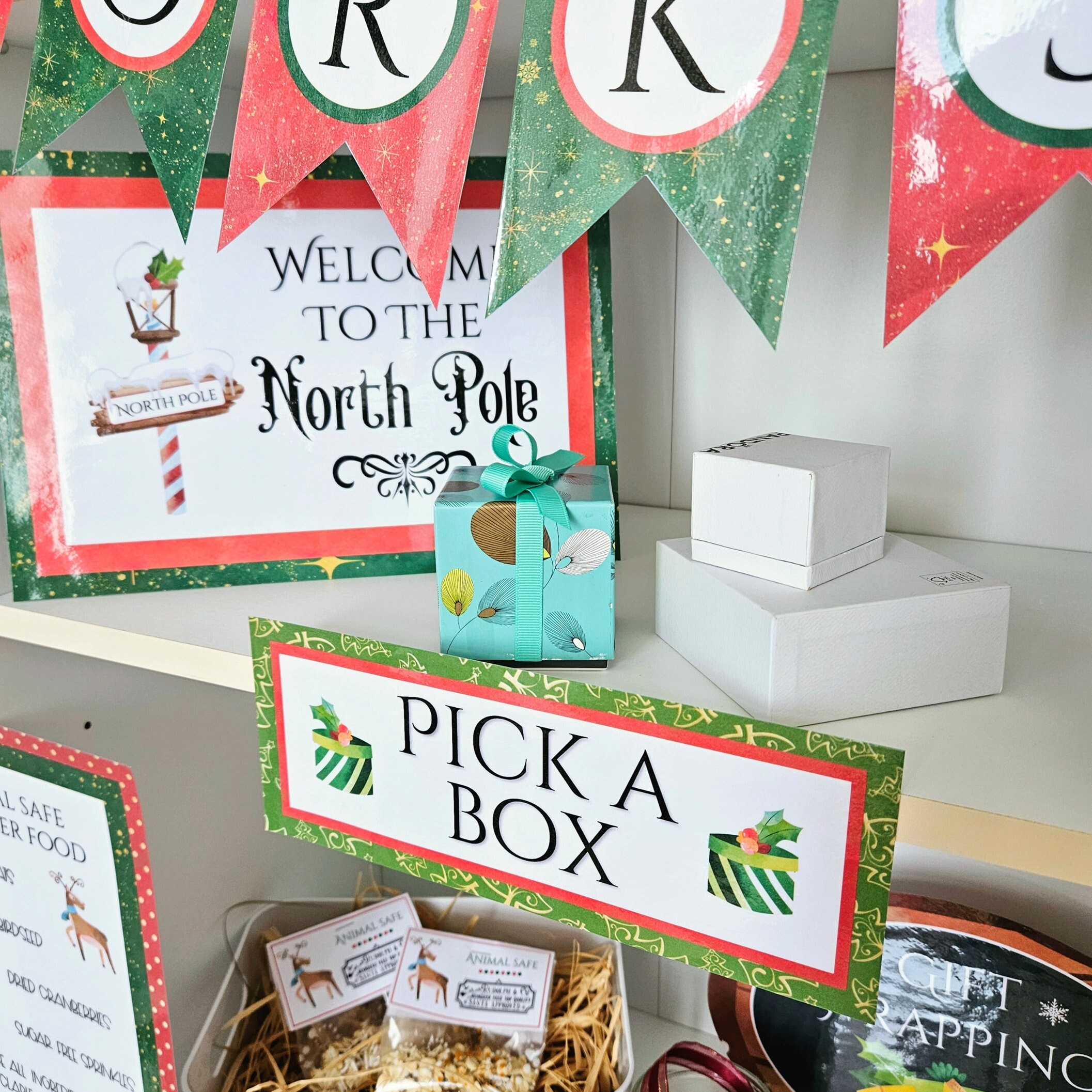 Santa's Workshop Dramatic Play, Christmas North Pole Printable Pretend ...