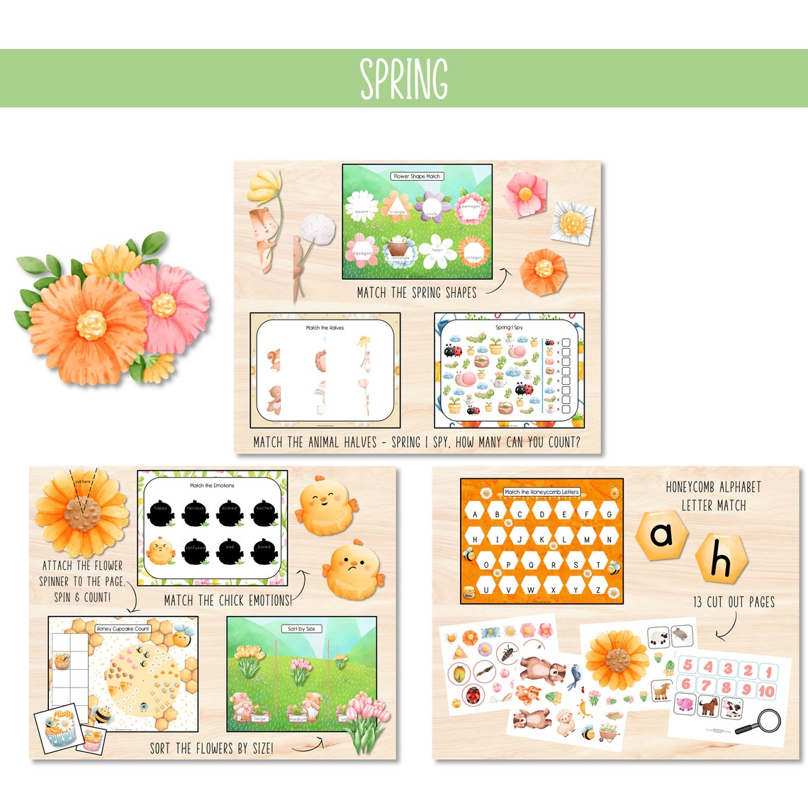 Seasons Busy Book Printables, Set of 4 Homeschool Toddler Busy Books ...