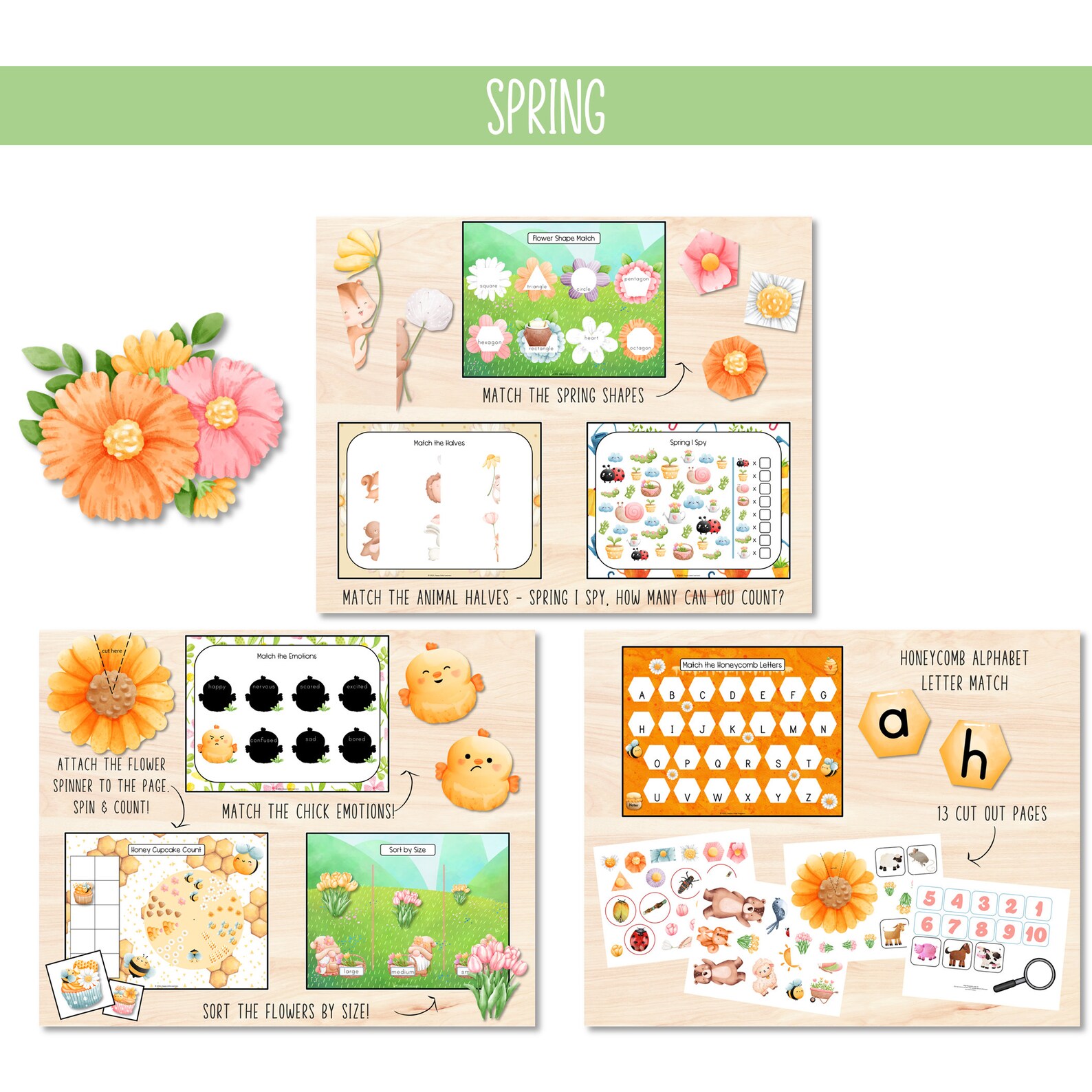 Seasons Busy Book Printables, Set of 4 Homeschool Toddler Busy Books ...