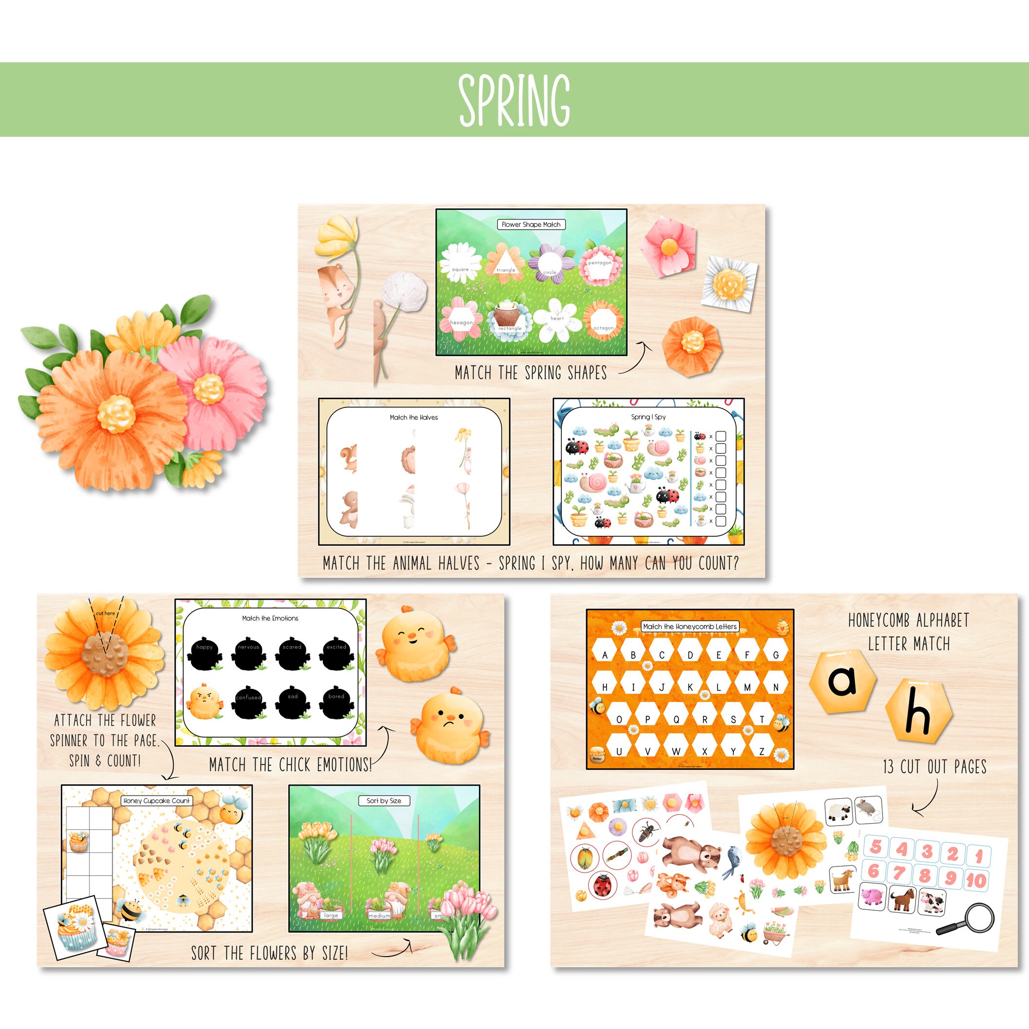 Seasons Busy Book Printables, Set of 4 Homeschool Toddler Busy Books ...