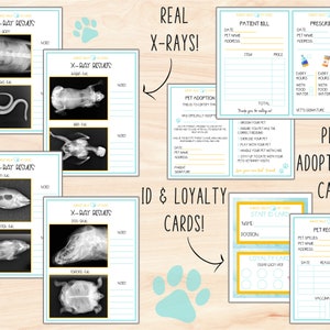 Vet Clinic Dramatic Play, Pretend Play Printable, Pet Play, Animal X ...