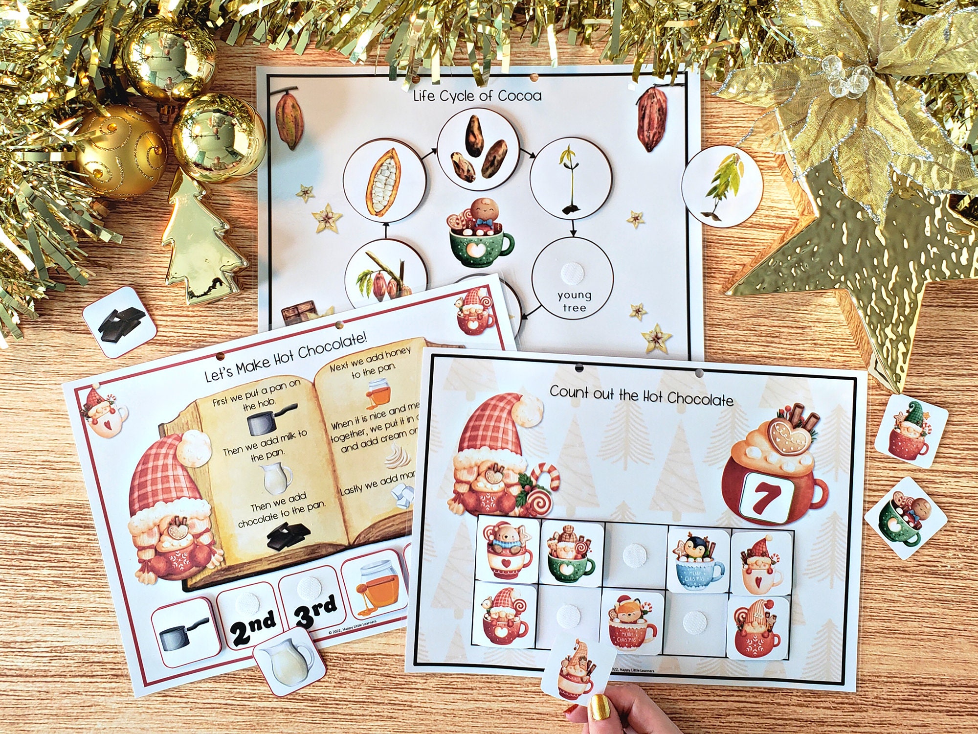 Christmas Busy Book Printable, Homeschool Xmas Busy Book for Kids ...