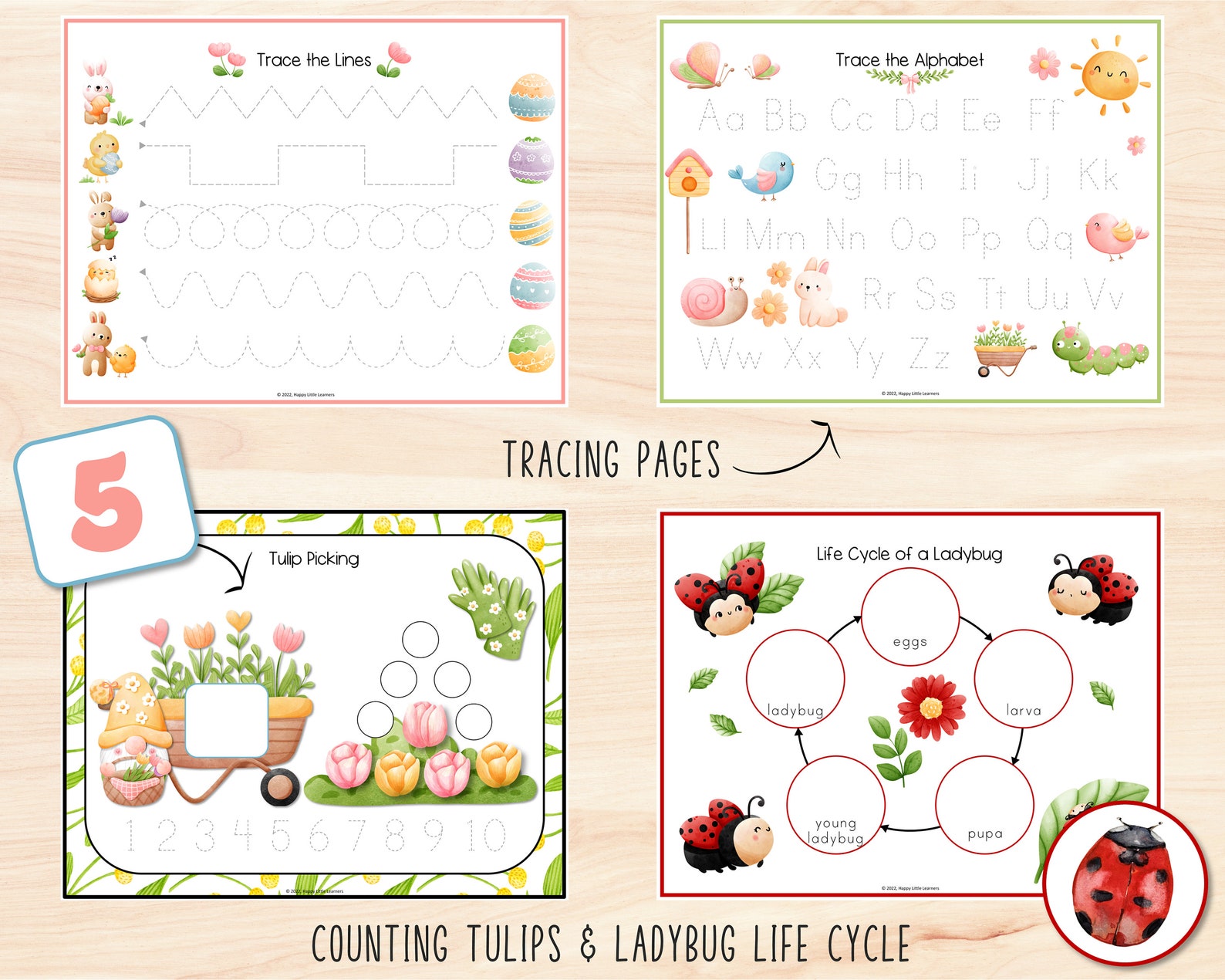 Spring Busy Book Printable, Homeschool Busy Book for Kids, Seasons ...