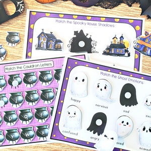 Halloween Busy Book Printable, Kids Homeschool Learning Binder, Toddler ...
