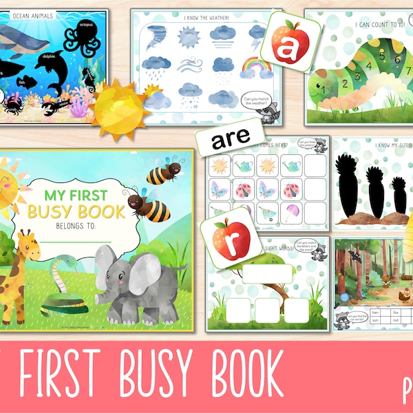 Busy Book - Etsy