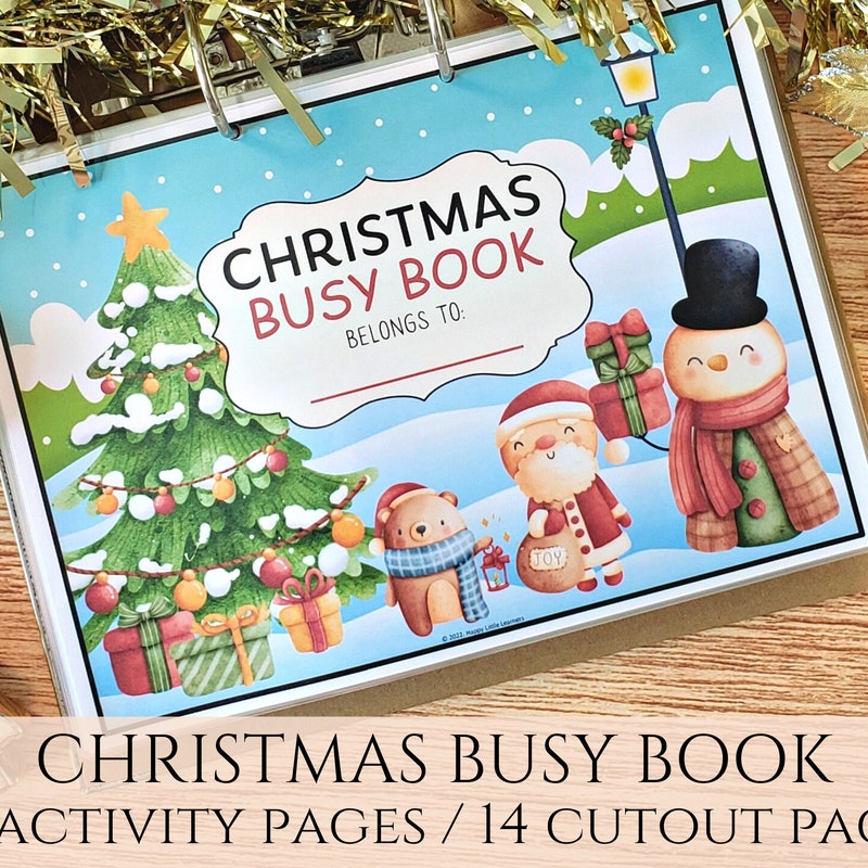 Christmas Quiet Book - Etsy