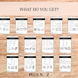 ABC Alphabet Worksheets Preschool Printables, Letter Tracing, Color and ...