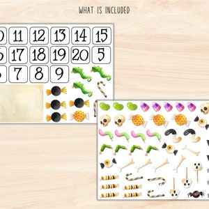 Halloween Potions Printable Toddler Activity, Halloween Spells Number ...