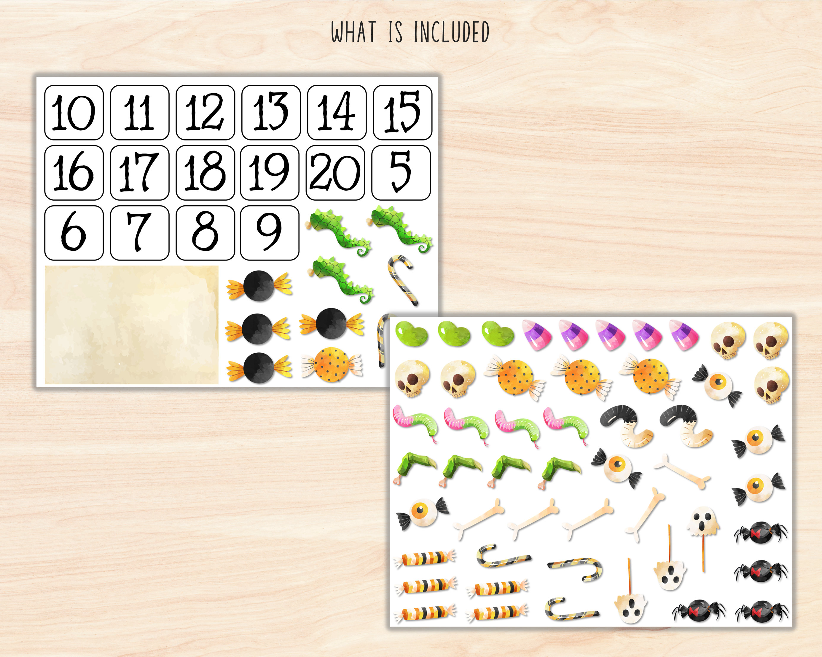 Halloween Potions Printable Toddler Activity, Halloween Spells Number ...