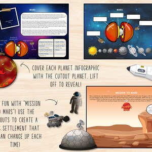 Printable Space Busy Book Activity Binder, Printable Solar System Quiet ...