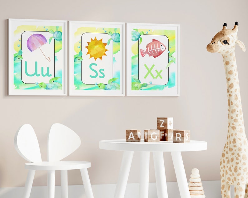Printable Alphabet Letters, Printable ABC Flashcards, Home School ...