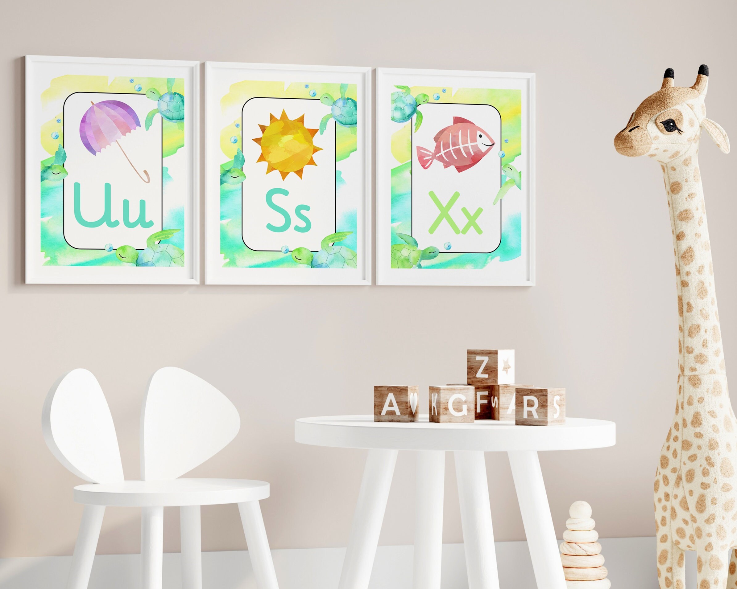 Printable Alphabet Letters, Printable ABC Flashcards, Home School ...