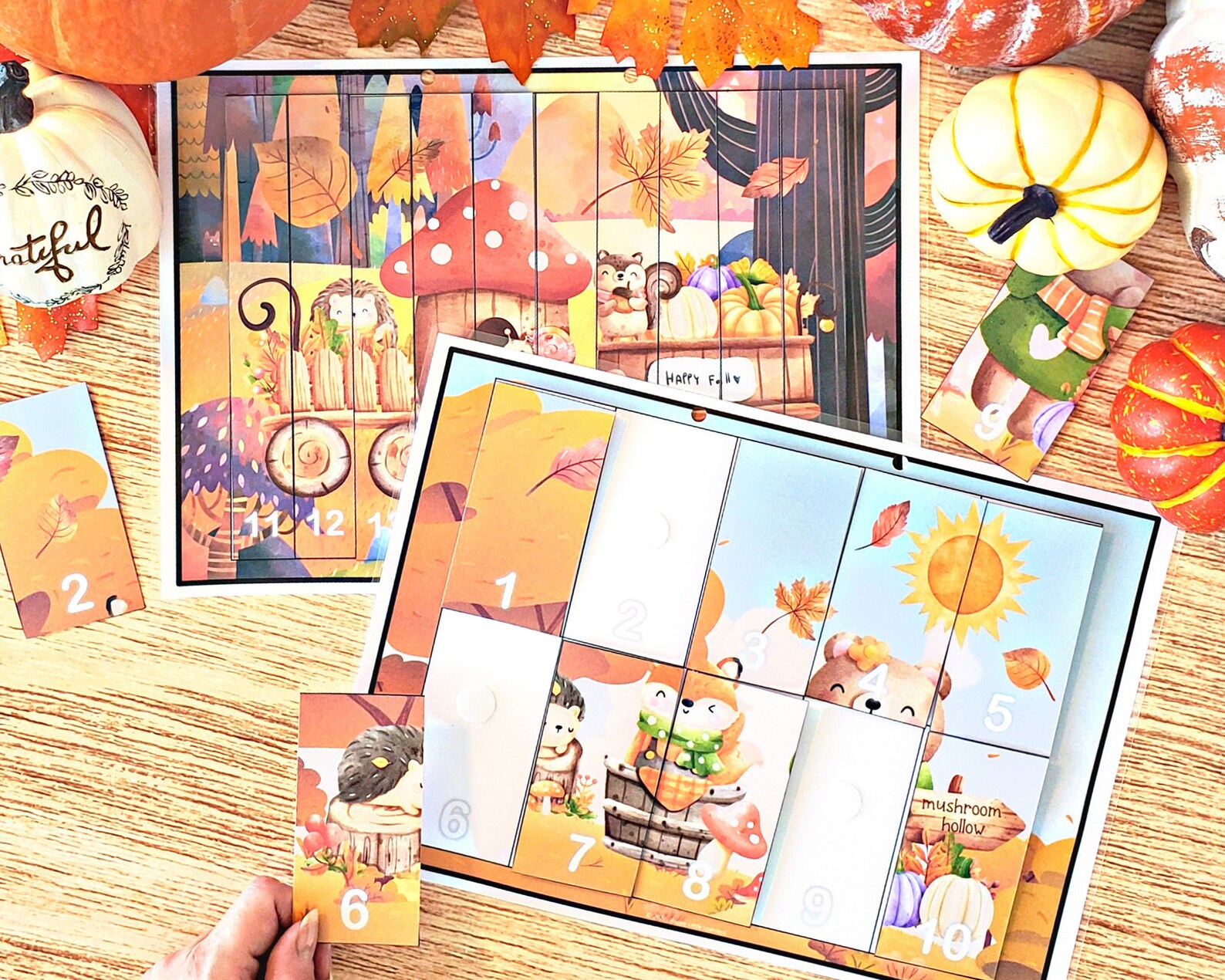 Thanksgiving Busy Book Printable, Toddler Homeschool Learning Binder ...