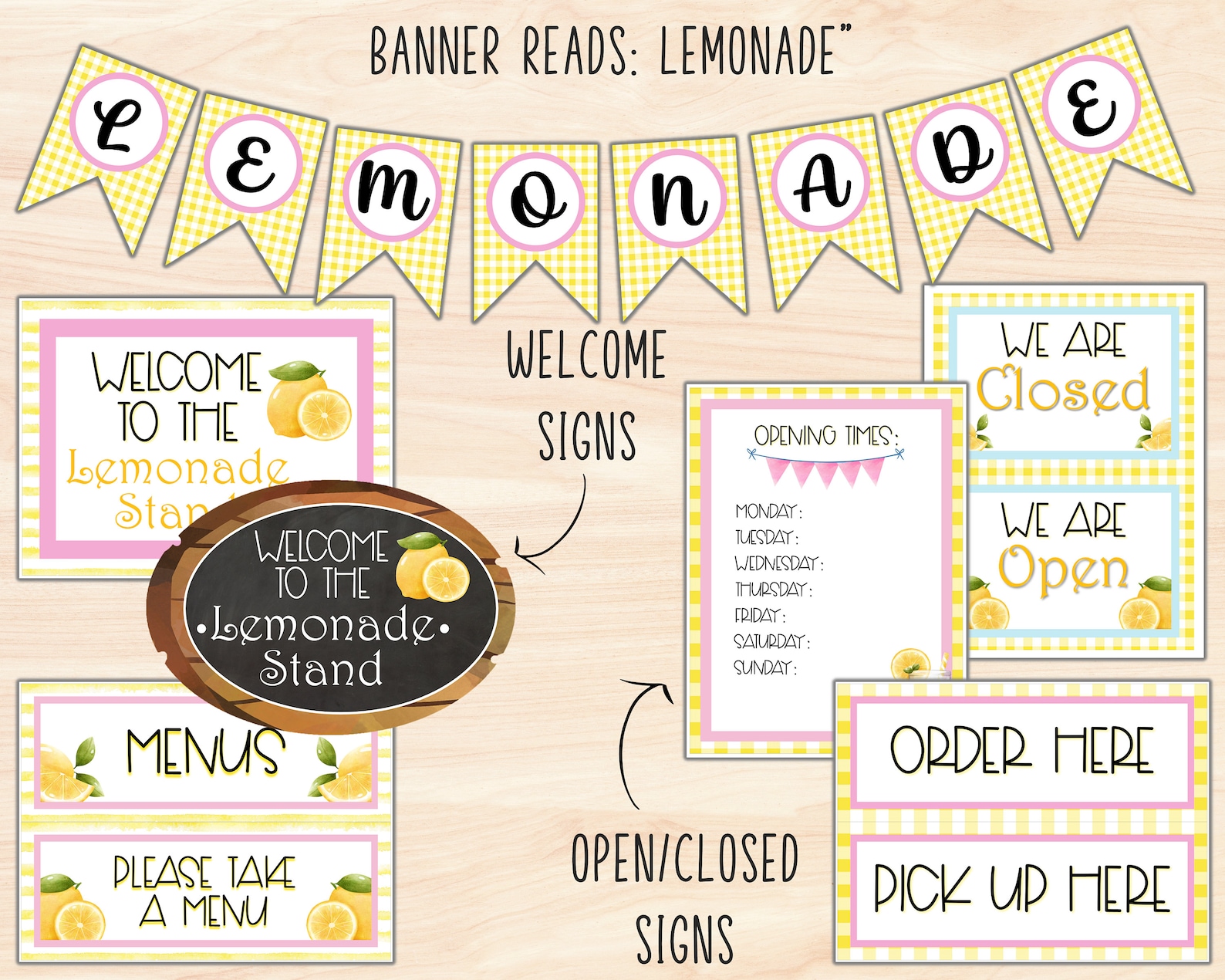 Lemonade Stand Dramatic Play Printable, Summer Pretend Play ...