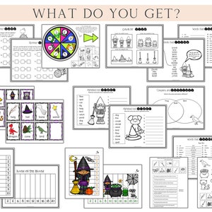 Room on the Broom Halloween Activity Pages Printable Bundle, Holiday ...