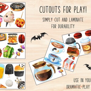 Halloween Hocus Pocus Cafe Dramatic Play, Printable Pretend Playset ...