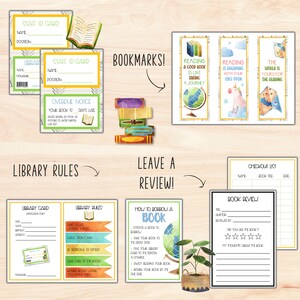 Pretend Play Library, Dramatic Play Printable, Pretend Play Set ...