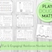 Numbers 1 - 20 Play Doh Mats, Printable Numbers Worksheets, Preschool ...