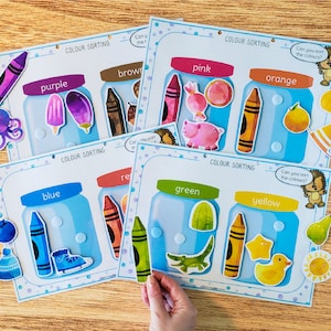 Toddler Activity Binder, Preschool Busy Book, Homeschool Learning ...