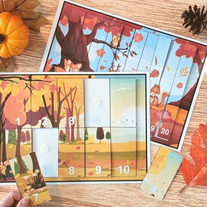 Fall Busy Book Printable, Kids Homeschool Busy Book, Toddler Autumn ...