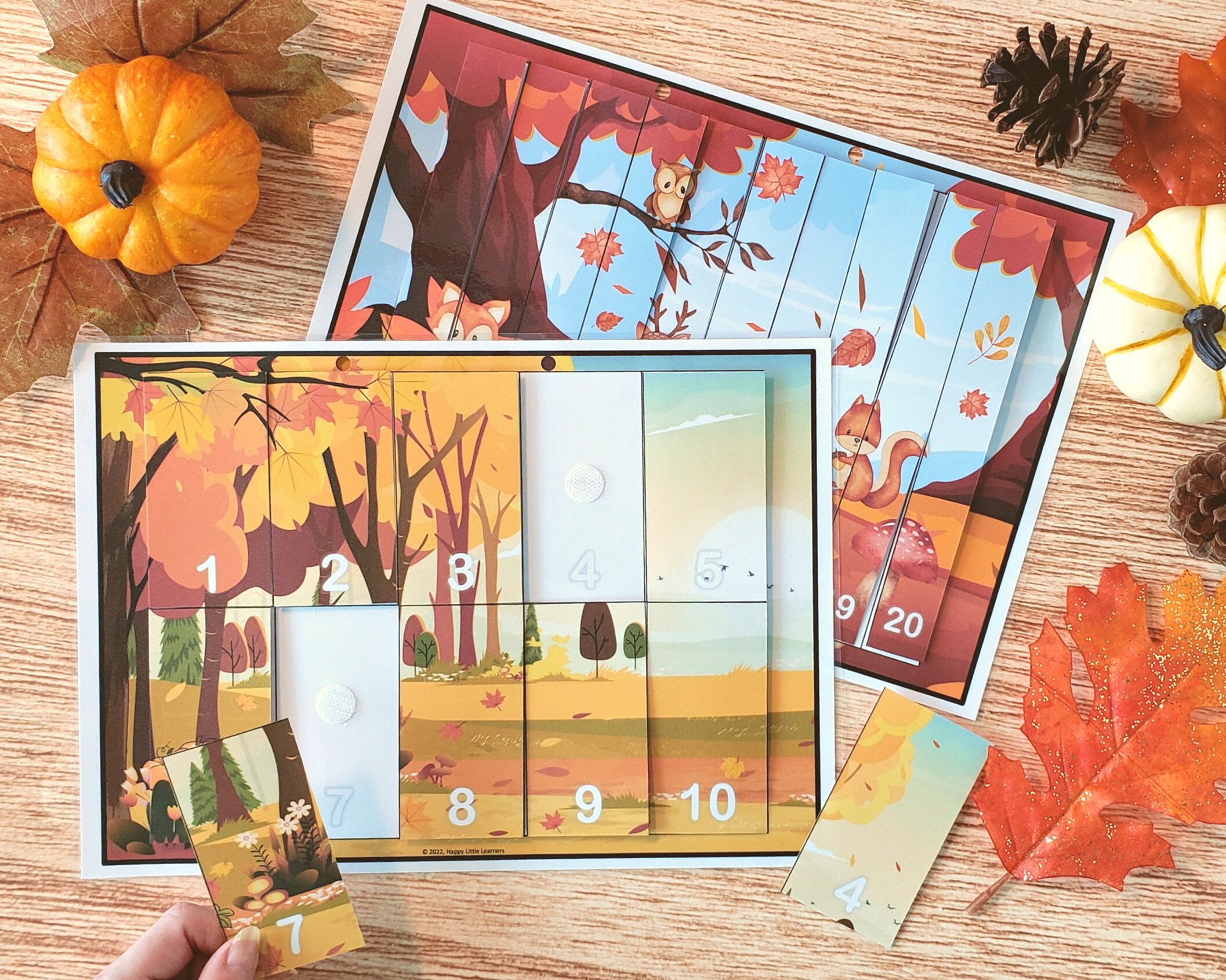 Fall Busy Book Printable Kids Homeschool Busy Book Toddler - Etsy