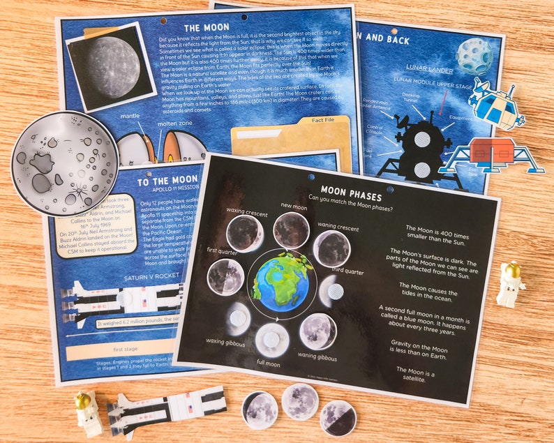 Printable Space Busy Book Activity Binder Printable Solar - Etsy