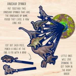 Dinosaur Busy Book Printable, Toddler Dino Quiet Book, Montessori ...