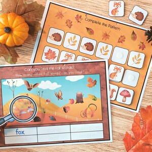 Fall Busy Book Printable, Kids Homeschool Busy Book, Toddler Autumn ...