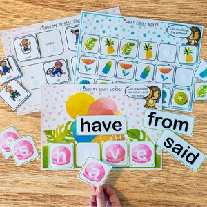 Toddler Activity Binder, Preschool Busy Book, Homeschool Learning ...