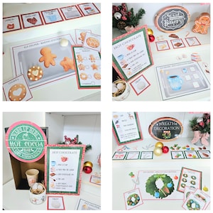 Santa's Workshop Dramatic Play, Christmas North Pole Printable Pretend ...