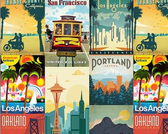 Vintage travel posters | Etsy