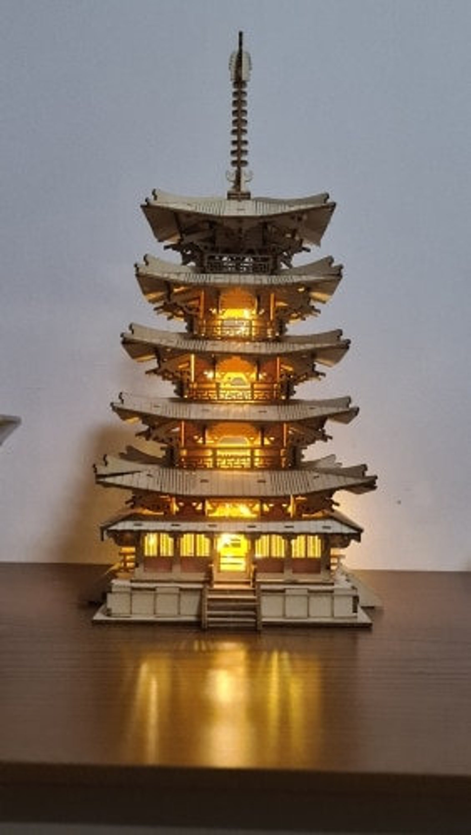 Japanese Pagoda 3D Wooden Puzzle Wooden Toy Family Game | Etsy