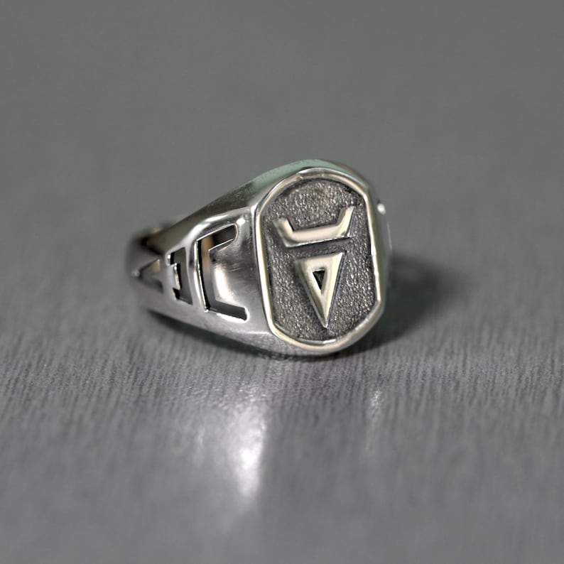 Veles Slavic Symbol Men Ring Silver 925 - Etsy