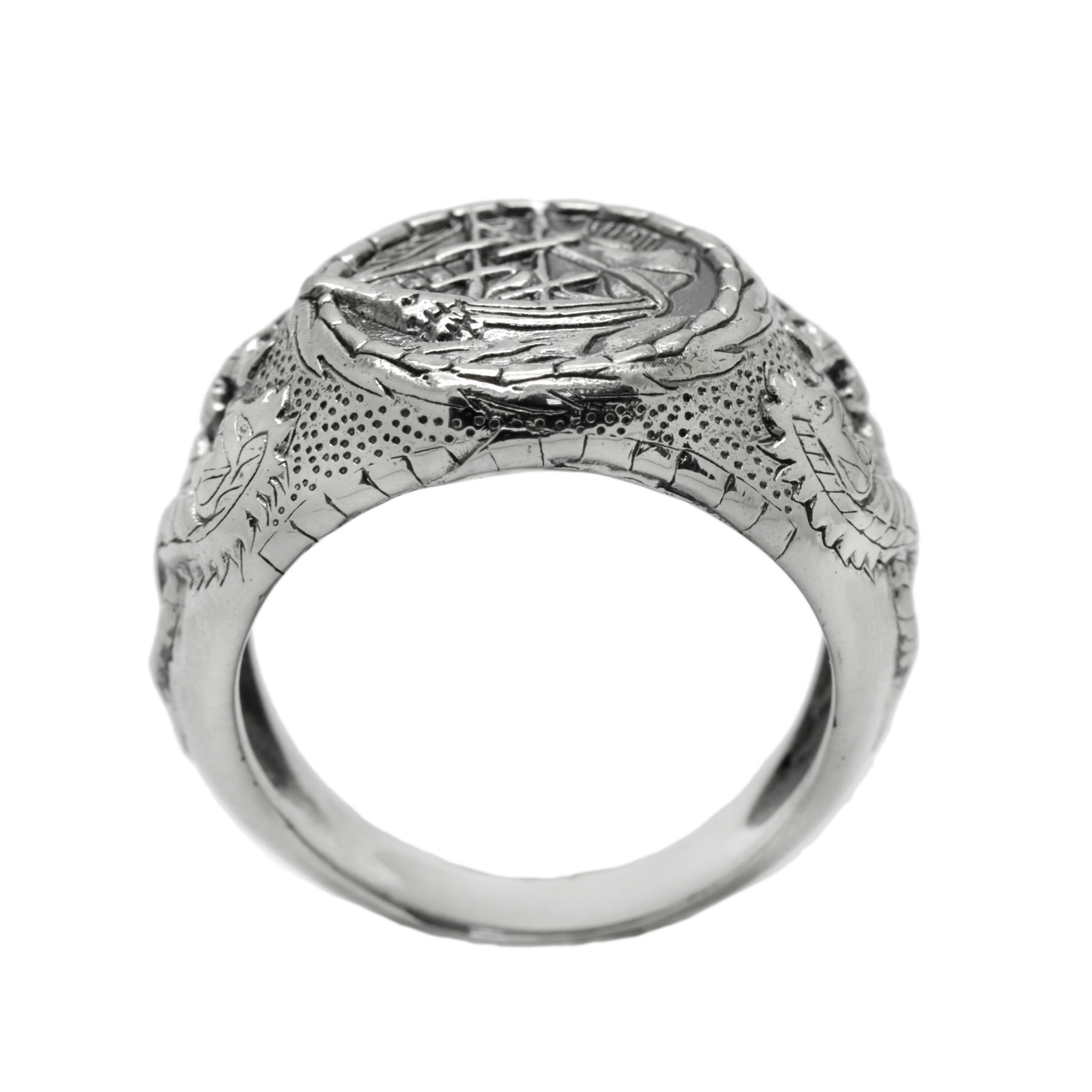 Sailing Ship Storm Sailor Ring Seamen Mens Sterling Silver - Etsy