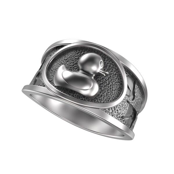 Duck Band Ring - Etsy