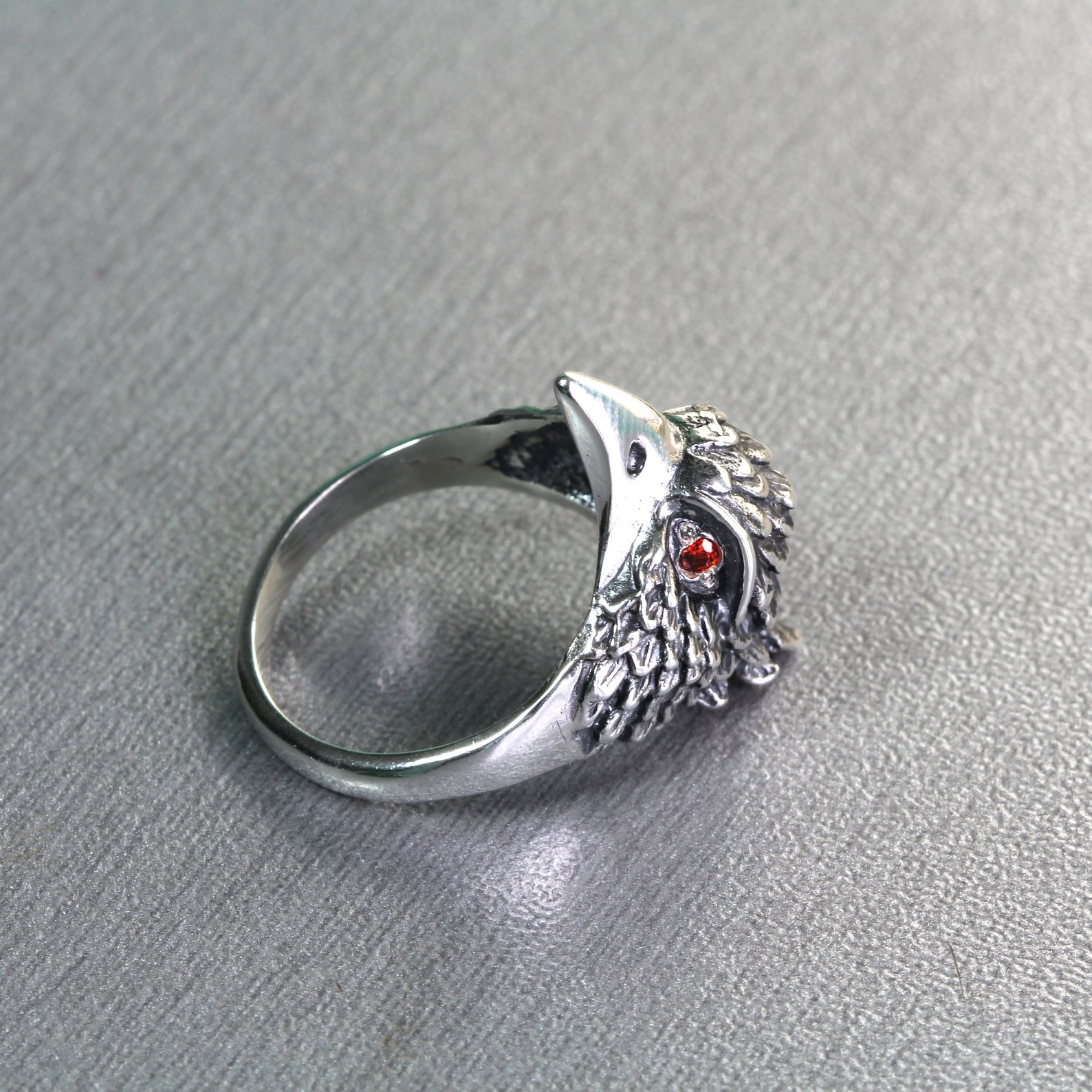 Crow Woman's Ring Silver 925 | Etsy