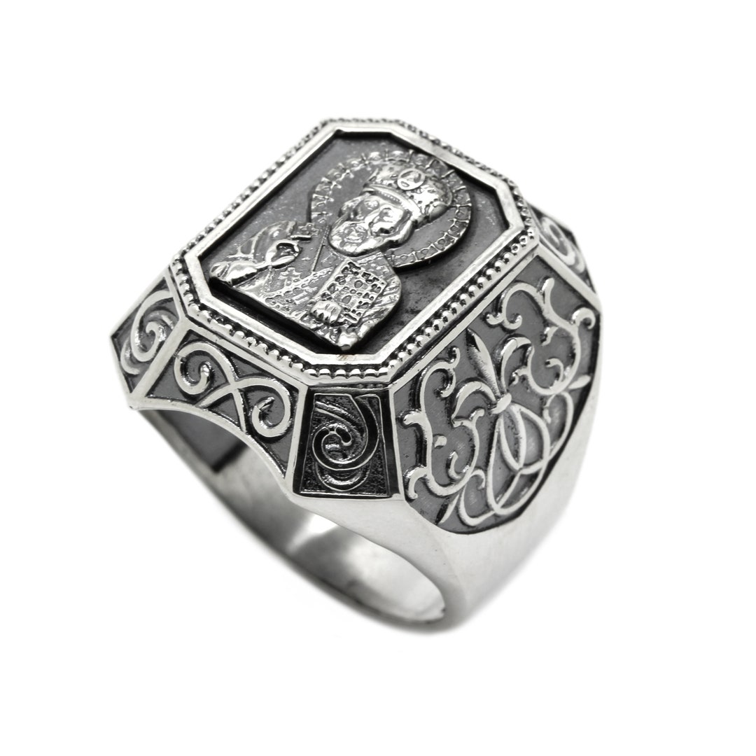 Saint Nicholas the Wonderworker Ring Silver 925 - Etsy